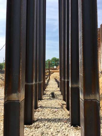 Sheet Piling Services | Wagman Geotechnical Construction