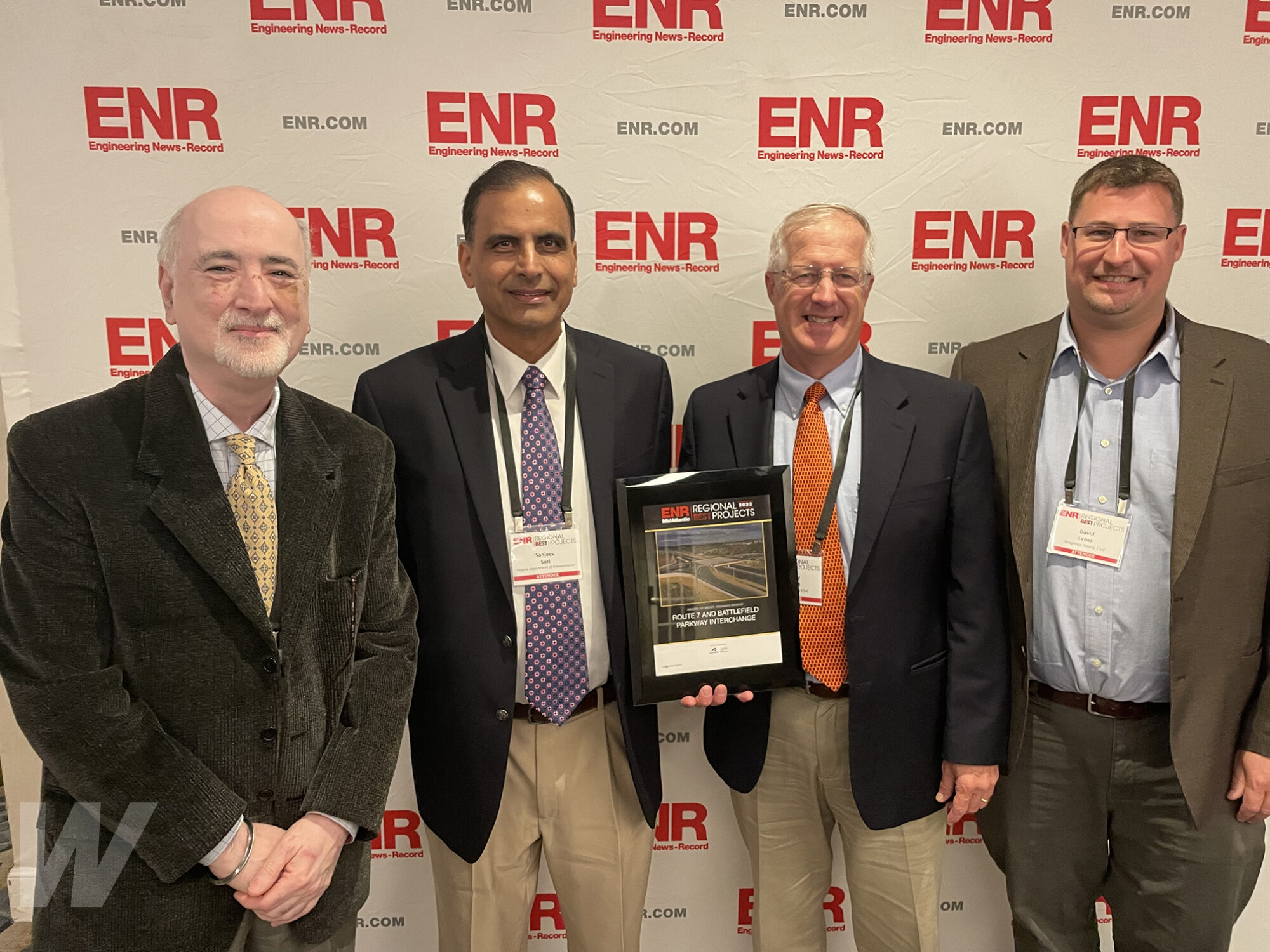 Wagman Receives ENR Award for Battlefield Parkway Project