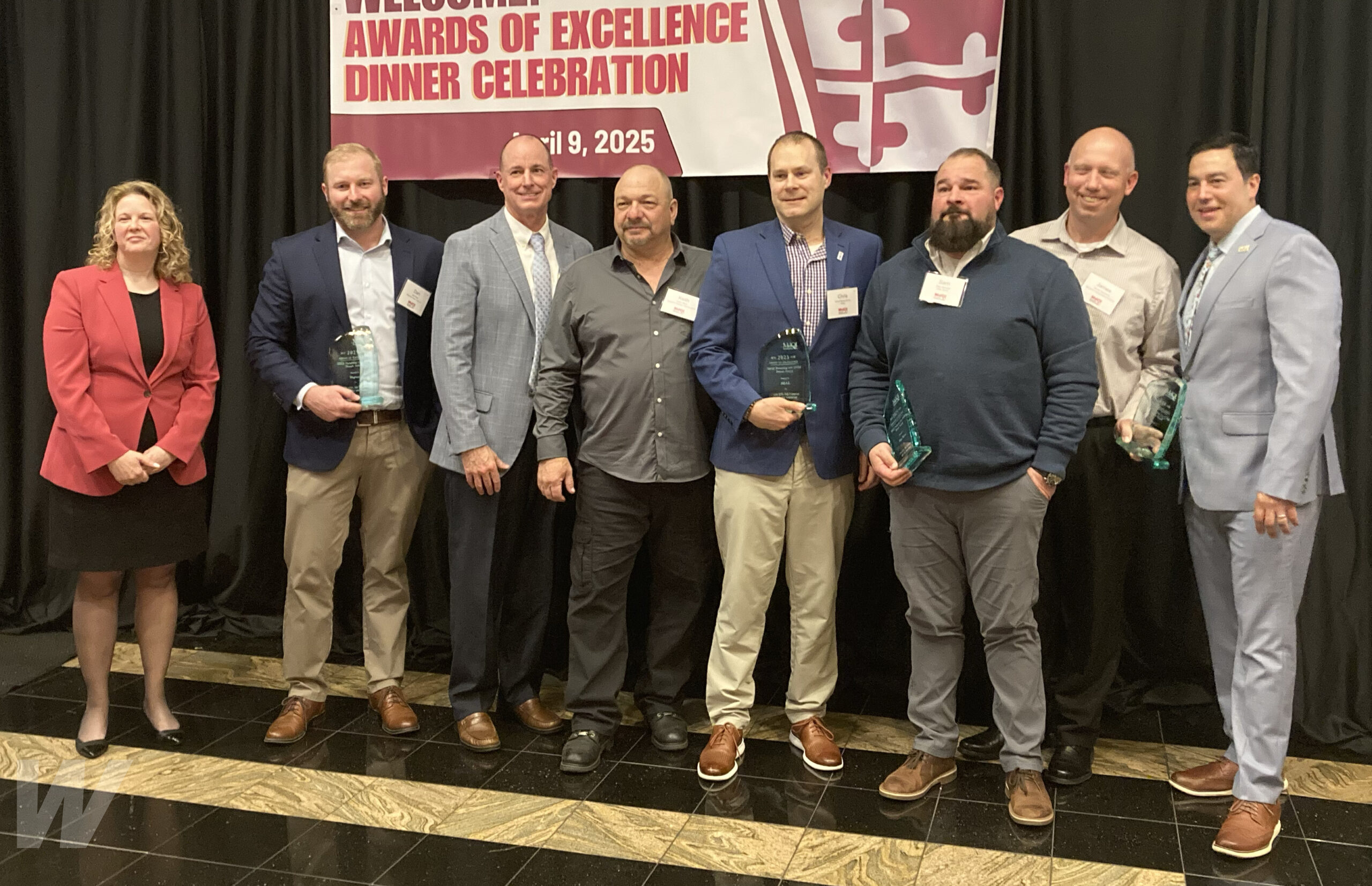 Wagman Heavy Civil Receives Industry Awards at MdQI Banquet